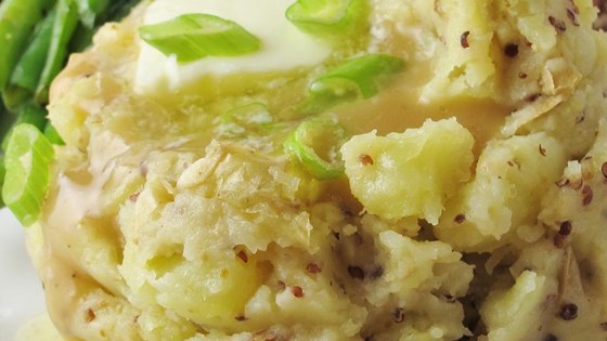 Mustard Mashed Potatoes - British Cuisine